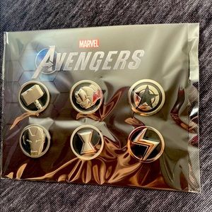Other | Marvel Avengers Pin Set | Poshmark